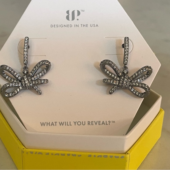 Bomb Party | Jewelry | New Bow Og Earrings By Bomb Party Er2357 | Poshmark
